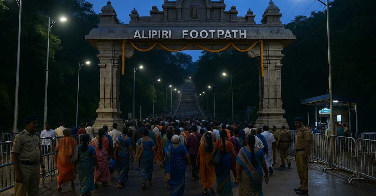 Alipiri Steps Timings Today: Tirumala Footpath Hours, Entry & Tokens