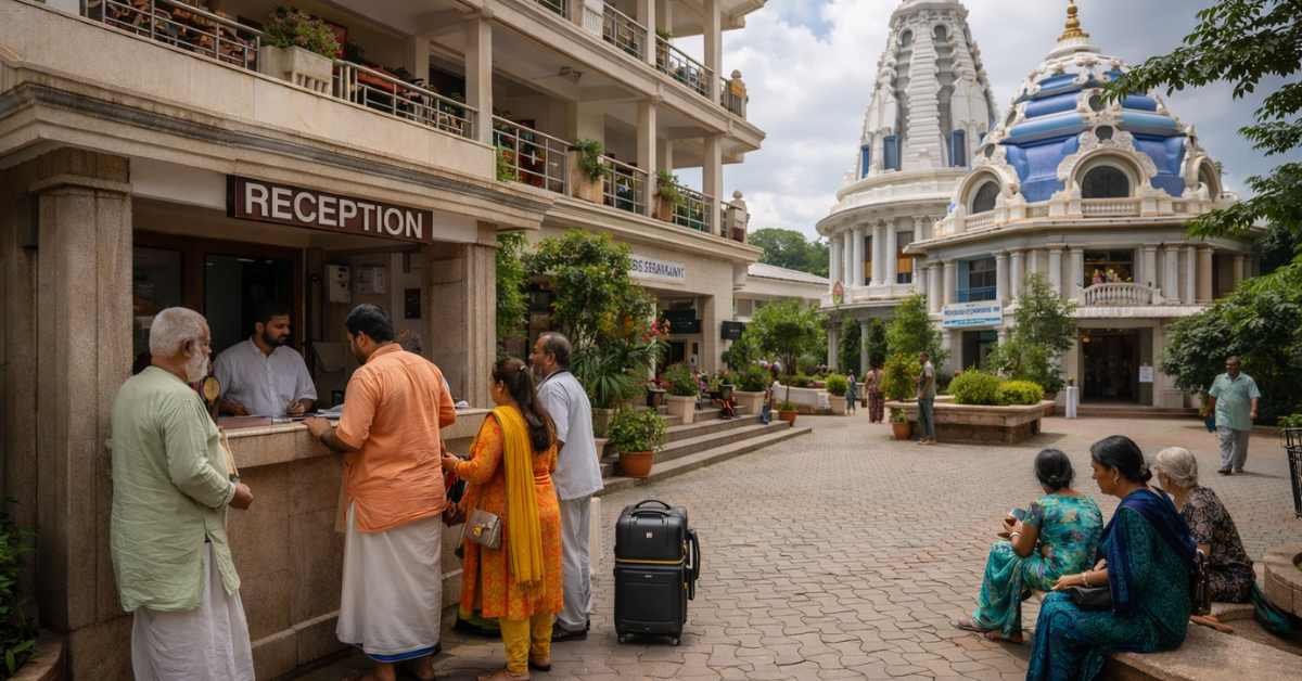ISKCON Guest House For Life Members Online Booking Process