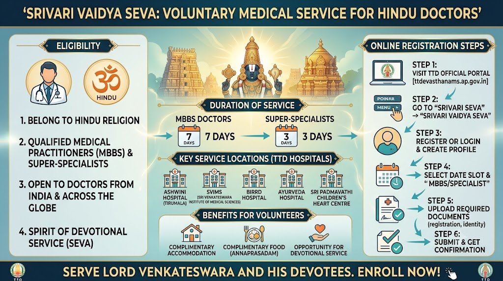 Srivari Vaidya Seva 2026: Complete Guide for TTD Doctors